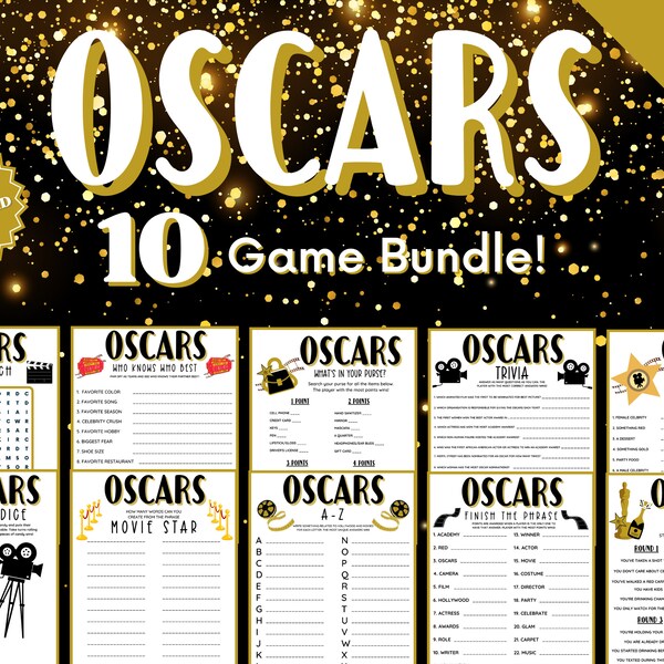 Oscars Party - Etsy