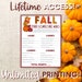 Find Someone Who Fall Game Printable, Fall Games for Teens, Fall Games ...