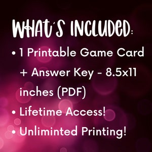 Ladies Night All Pink Trivia Game, Ladies Night Out, Girls Night Out ...