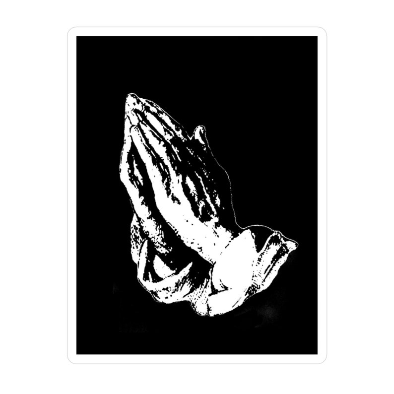 Praying Hands Stickers - Etsy