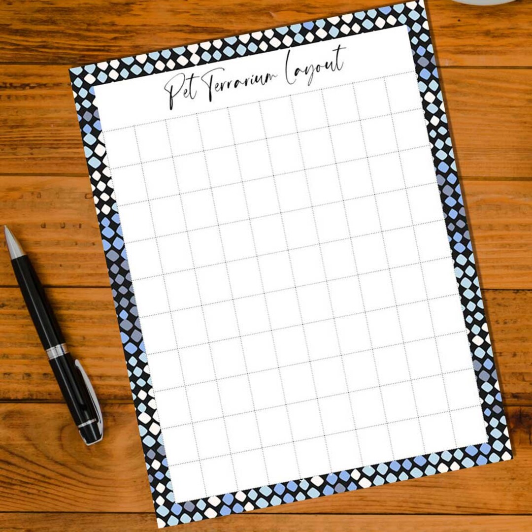 Pet Terrarium Layout Planner - Etsy