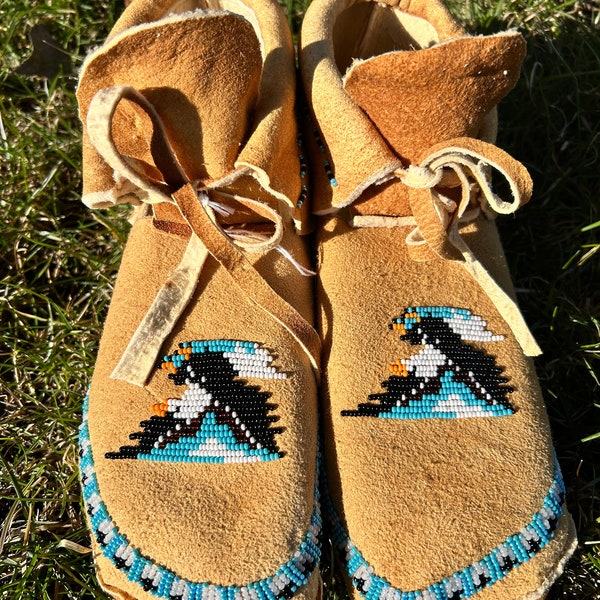 Handmade Beaded Moccasin Men - Etsy