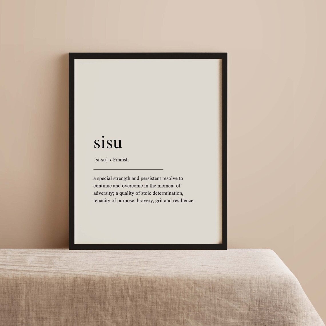 DIGITAL DOWNLOAD Sisu Definition Print, Finnish Definition Print ...
