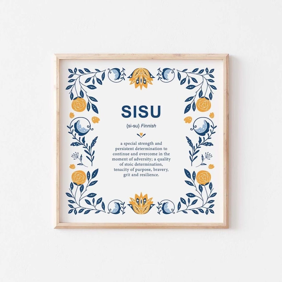 DIGITAL DOWNLOAD - Sisu Definition Print, Finnish Definition, Nordic ...