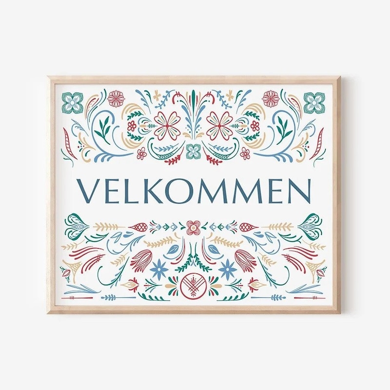 Velkommen Sign - Etsy