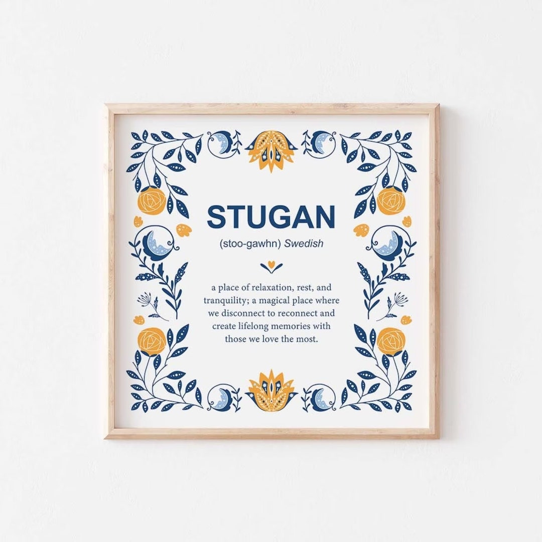 Stugan Swedish Definition Print | Scandinavian Home Decor (digital ...