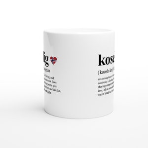 Norwegian Koselig Definition Mug, Koselig Mug, Norwegian Gifts, Norway ...