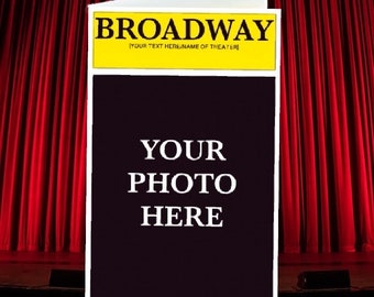 Custom Broadway playbill//digital DOWNLOAD - Etsy