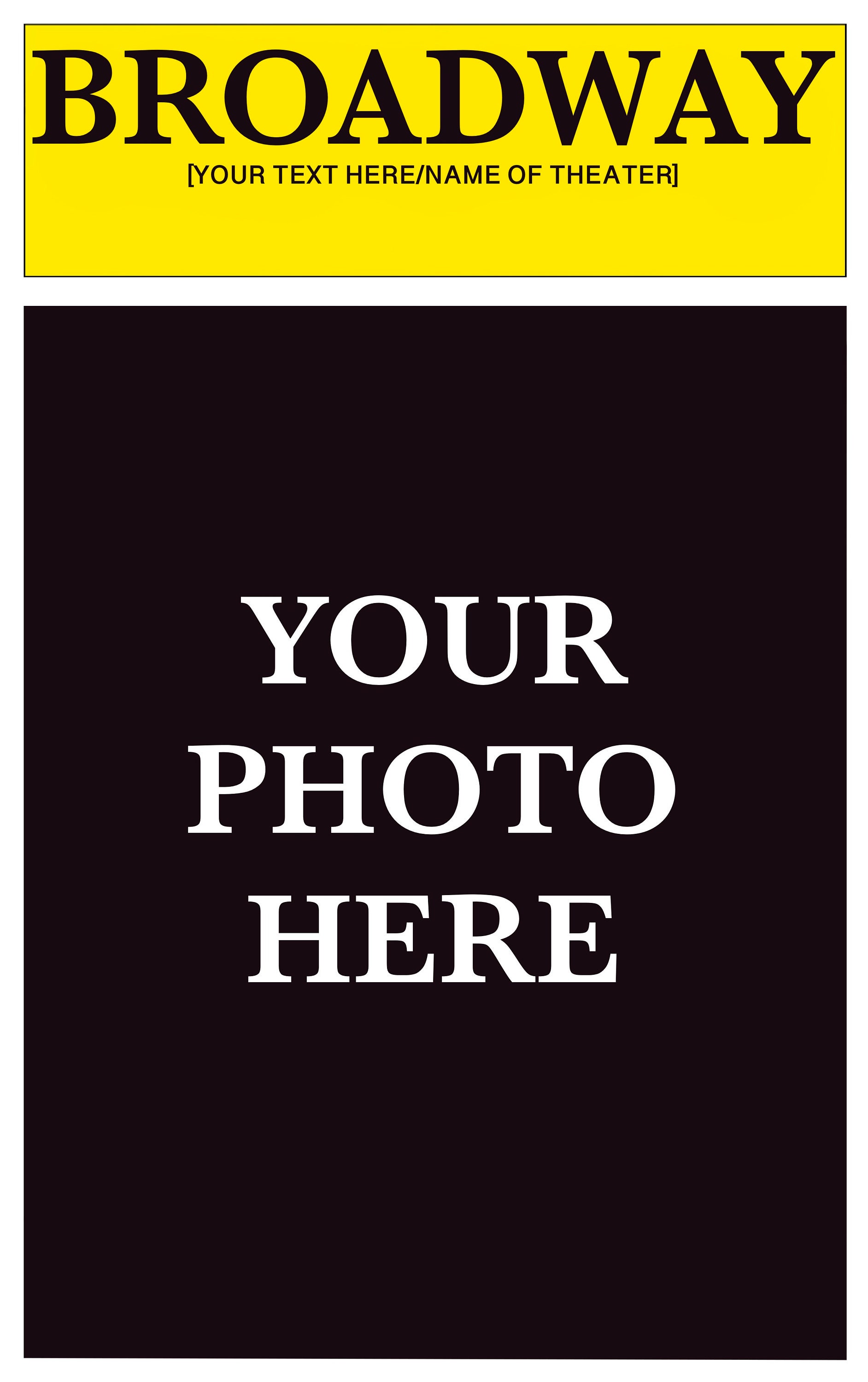 Custom Broadway playbill//digital DOWNLOAD - Etsy