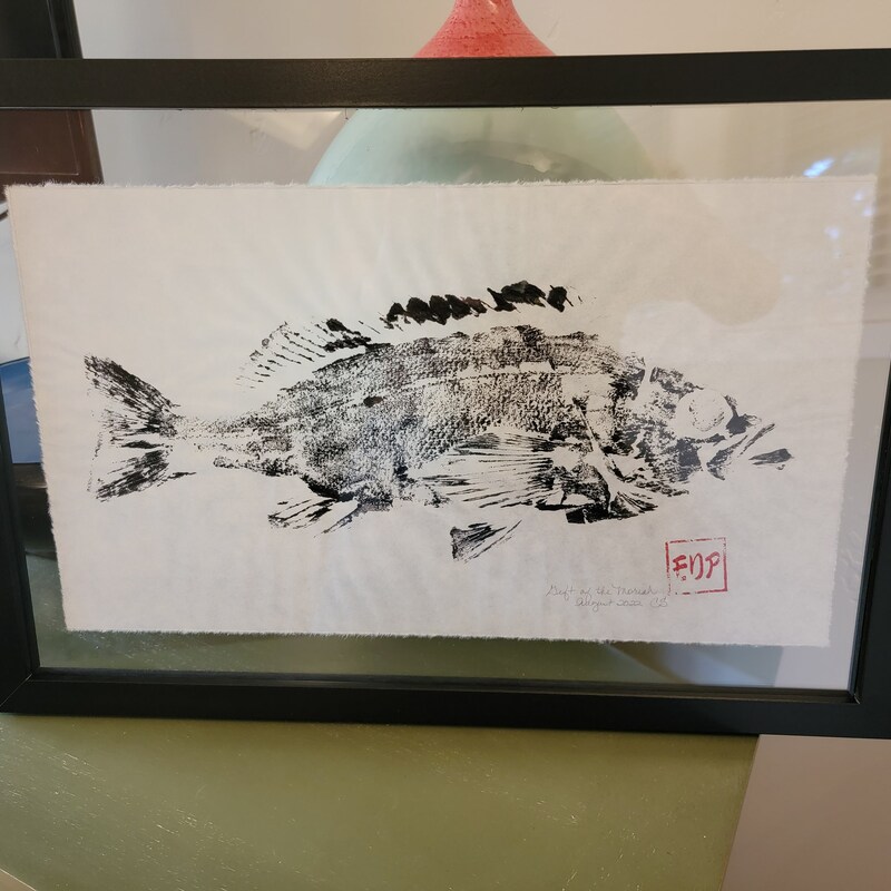Gyotaku Fish Print - Etsy