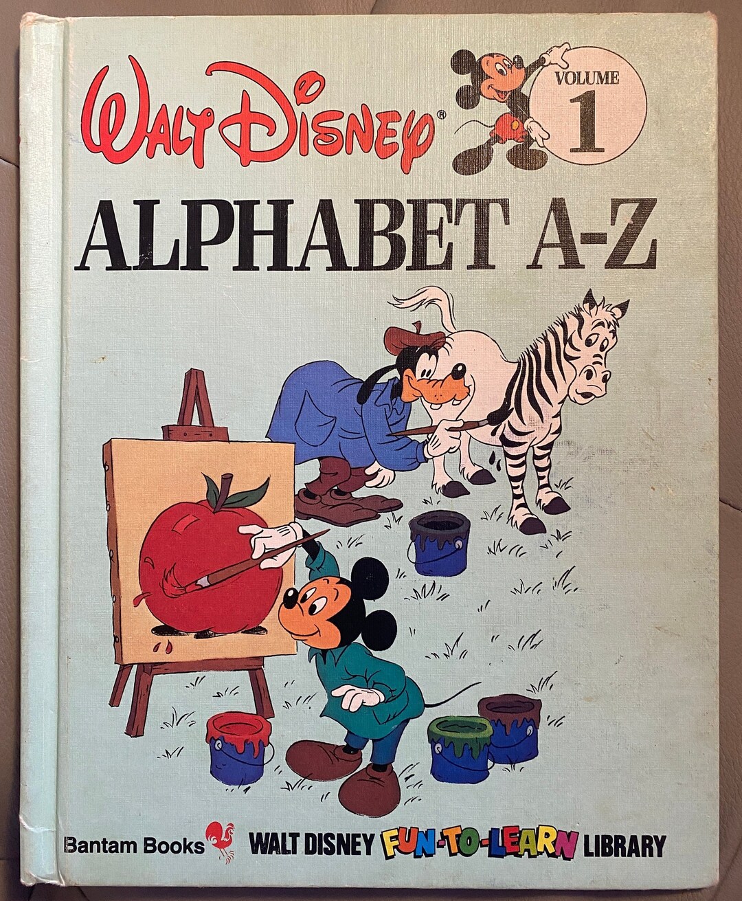 Walt Disney Alphabet Book A-Z Bantam Book 1984 - Etsy