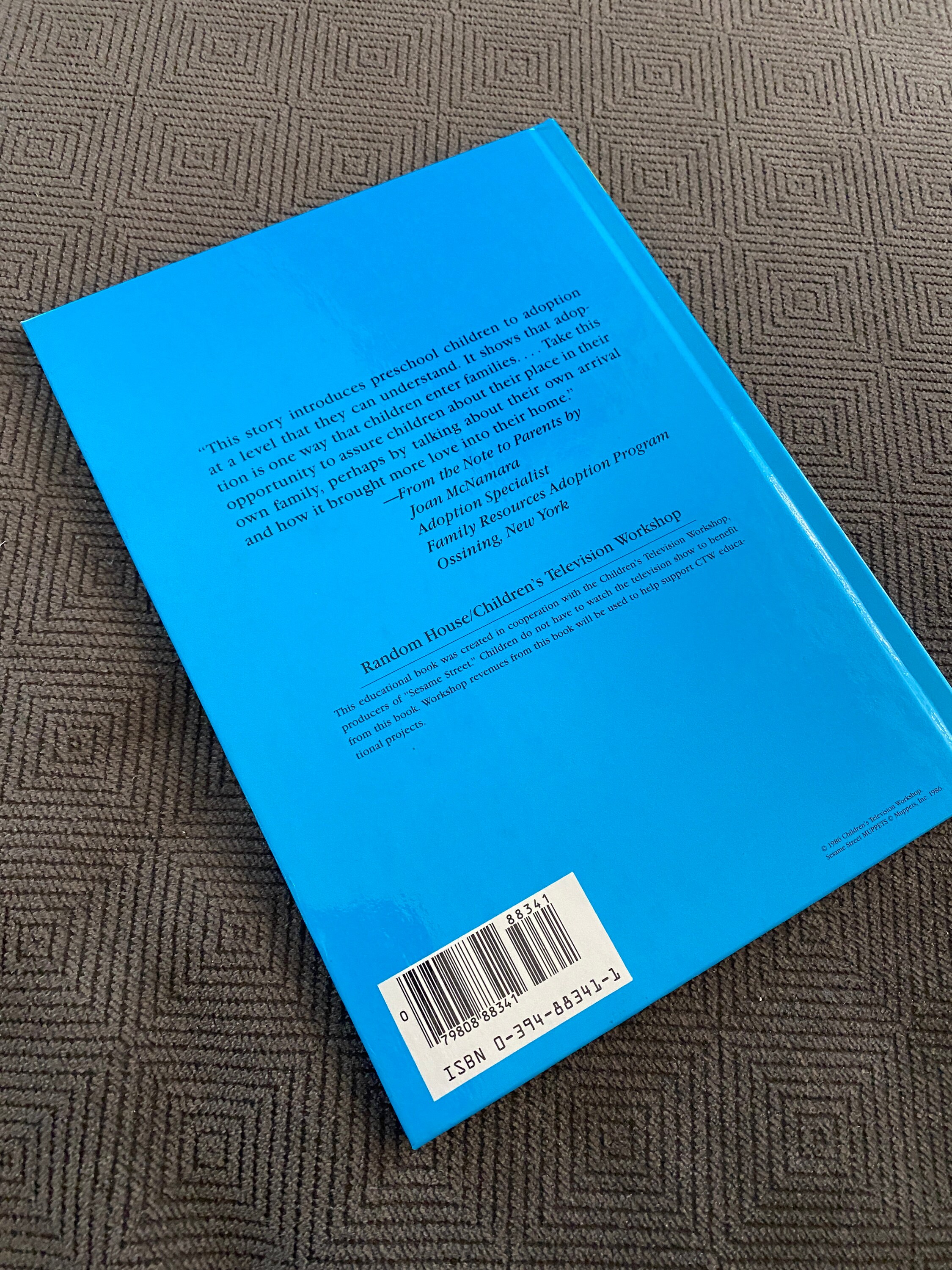 1986 Vintage Sesame Street Book Susan and Gordon Adopt Baby - Etsy