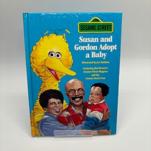 Sesame Street Gordon Susan Baby Book - Etsy