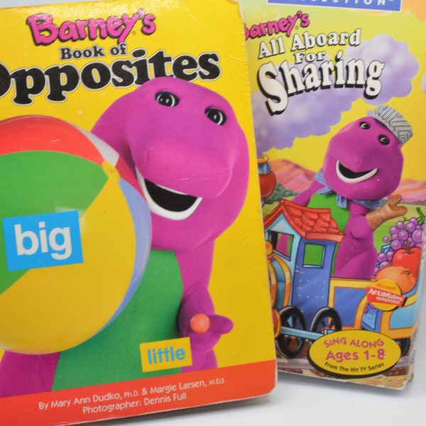Barney Book - Etsy
