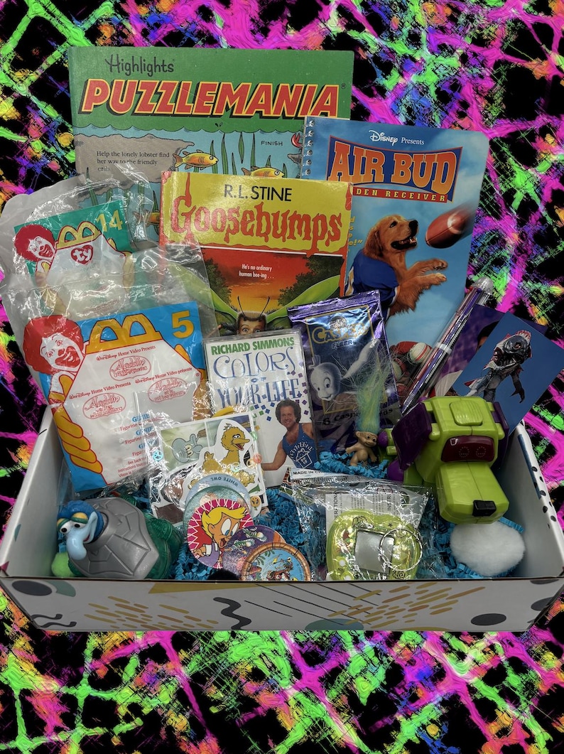 80s, 90s, 00s Nostalgia Gift Box – Curated Vintage & Retro Collectibles ...