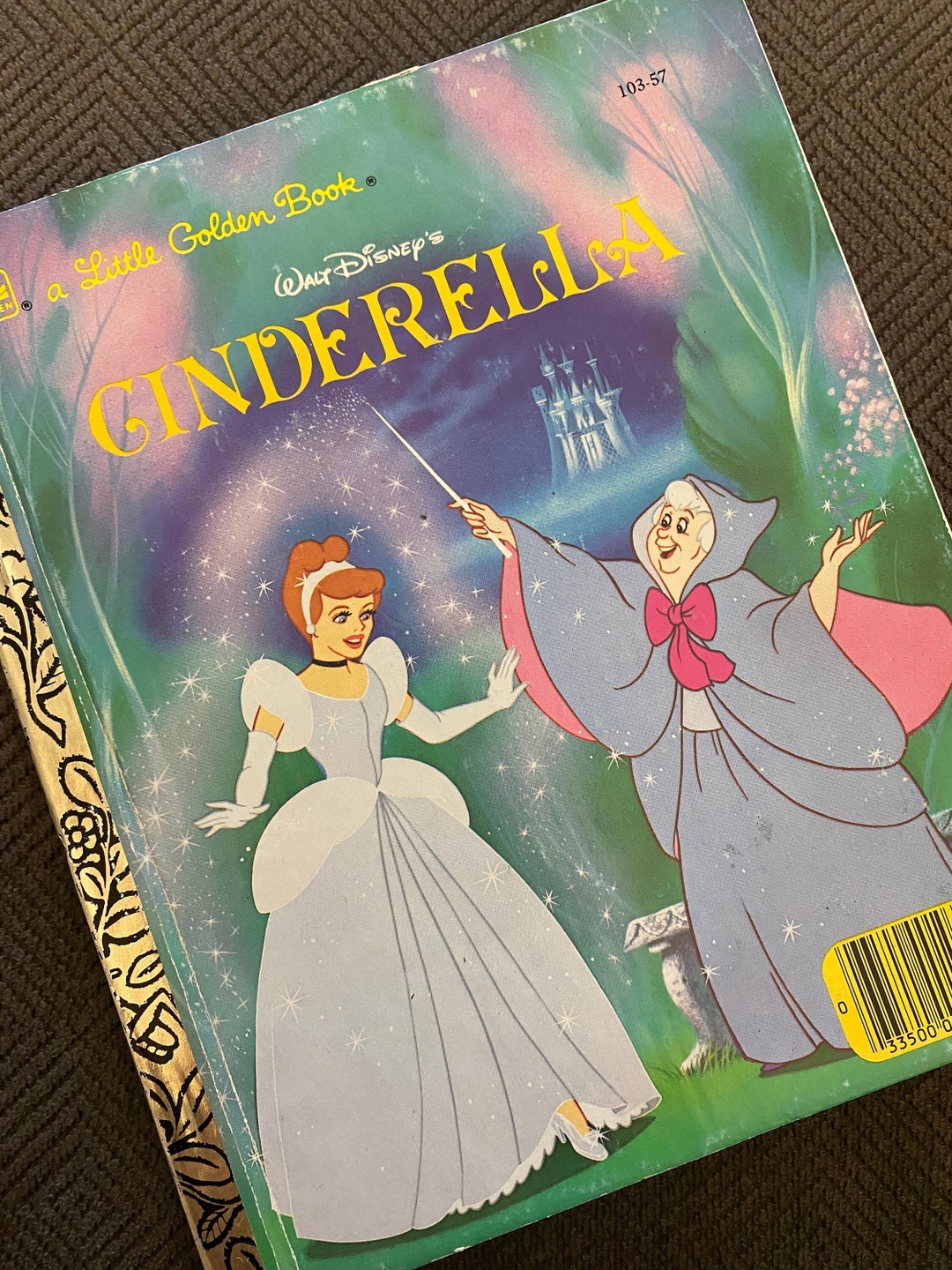 Walt Disney's Cinderella a Little Golden Book 1986 - Etsy