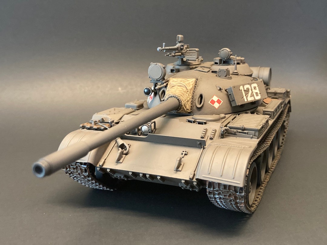 Preorder T-55A Polish Army 1/35 Scale Model - Etsy