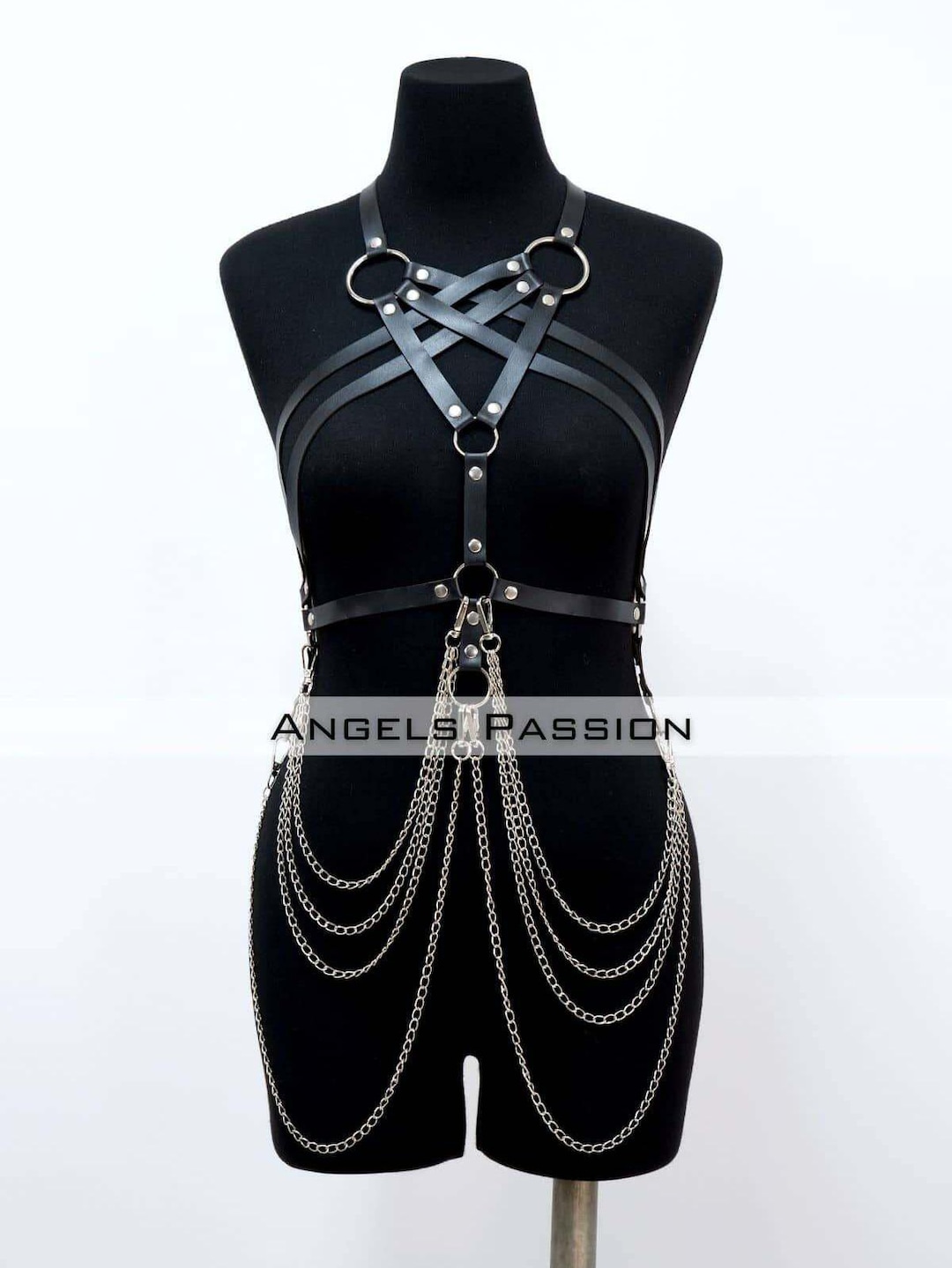 Leather Chest Rave Harness Woman Erotic Plus Size Lingerie Christmas ...