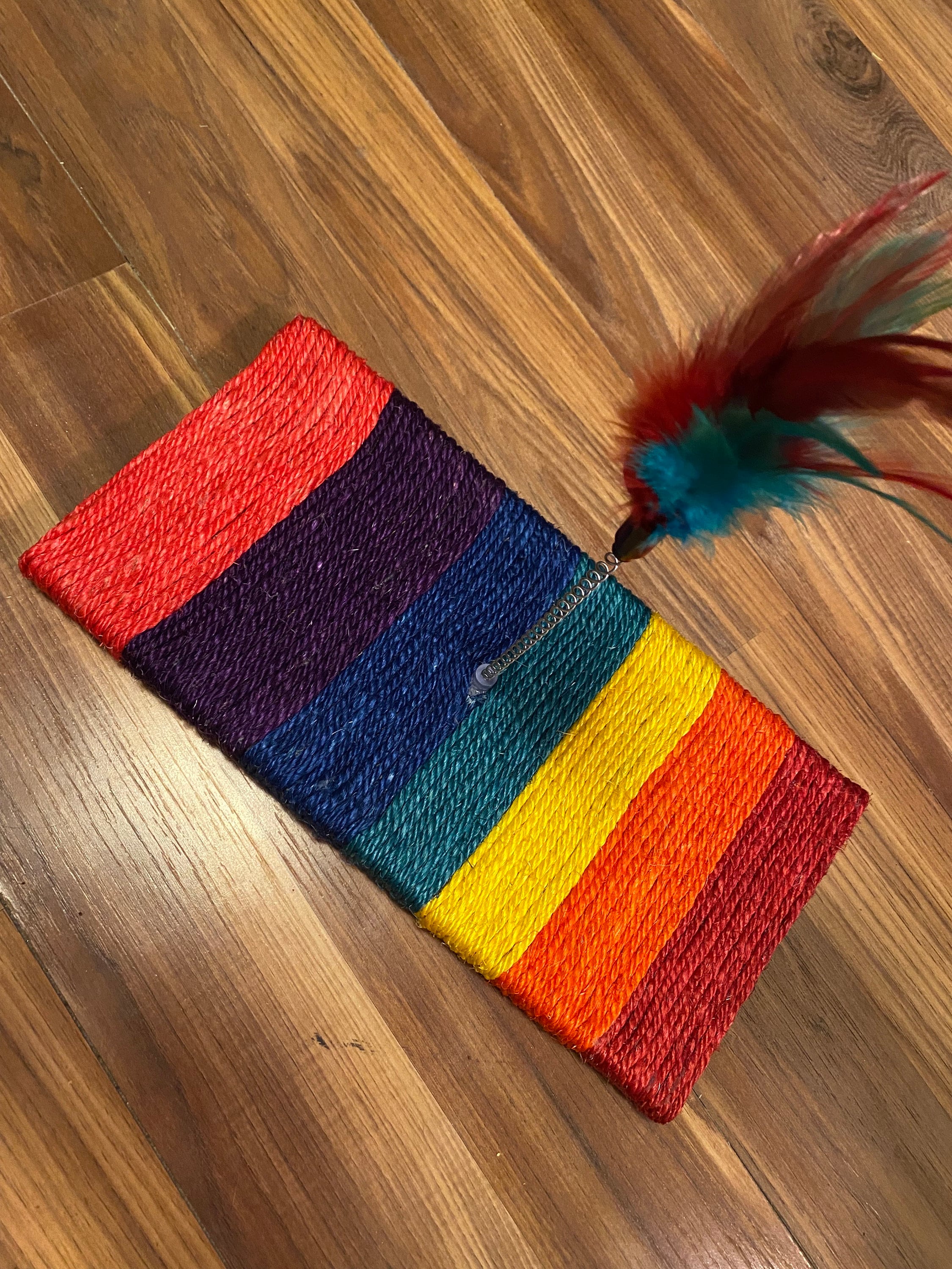 Cat Scratcher/sisal Cat Scratcher/sisal Cat Toy/feather Toy/cat Scratch ...