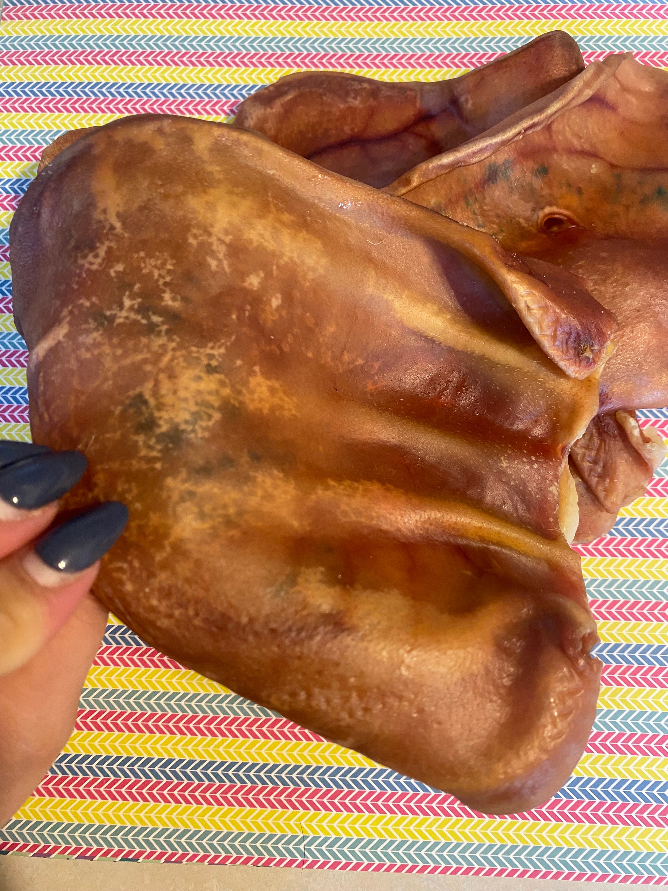 Jumbo Pigs Ears/dehydrated Pigs Ears/dog Chew/dog Treat/single ...