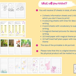 Printable Magical Themed Activity Sheets, Includes Colouring Pages ...