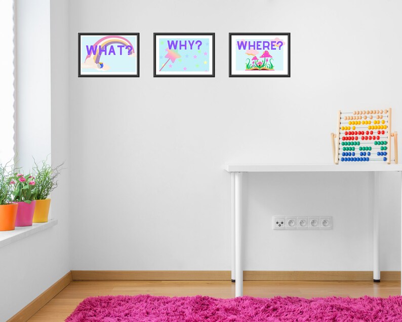 Digital Download of Magical Question Words for Display for Home School ...