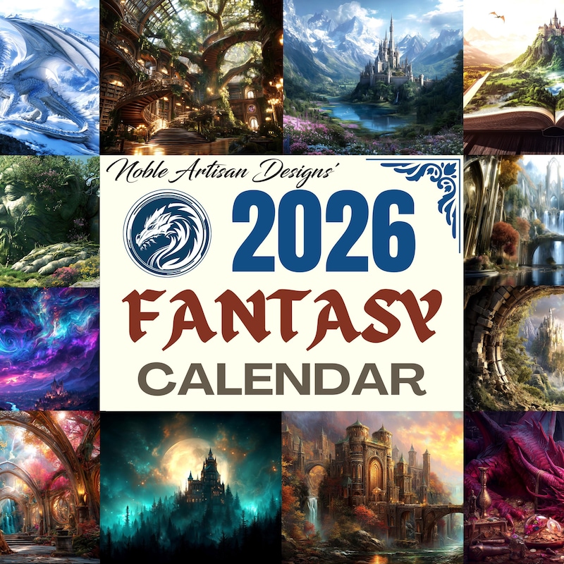 Romantasy Landscape Print - Etsy