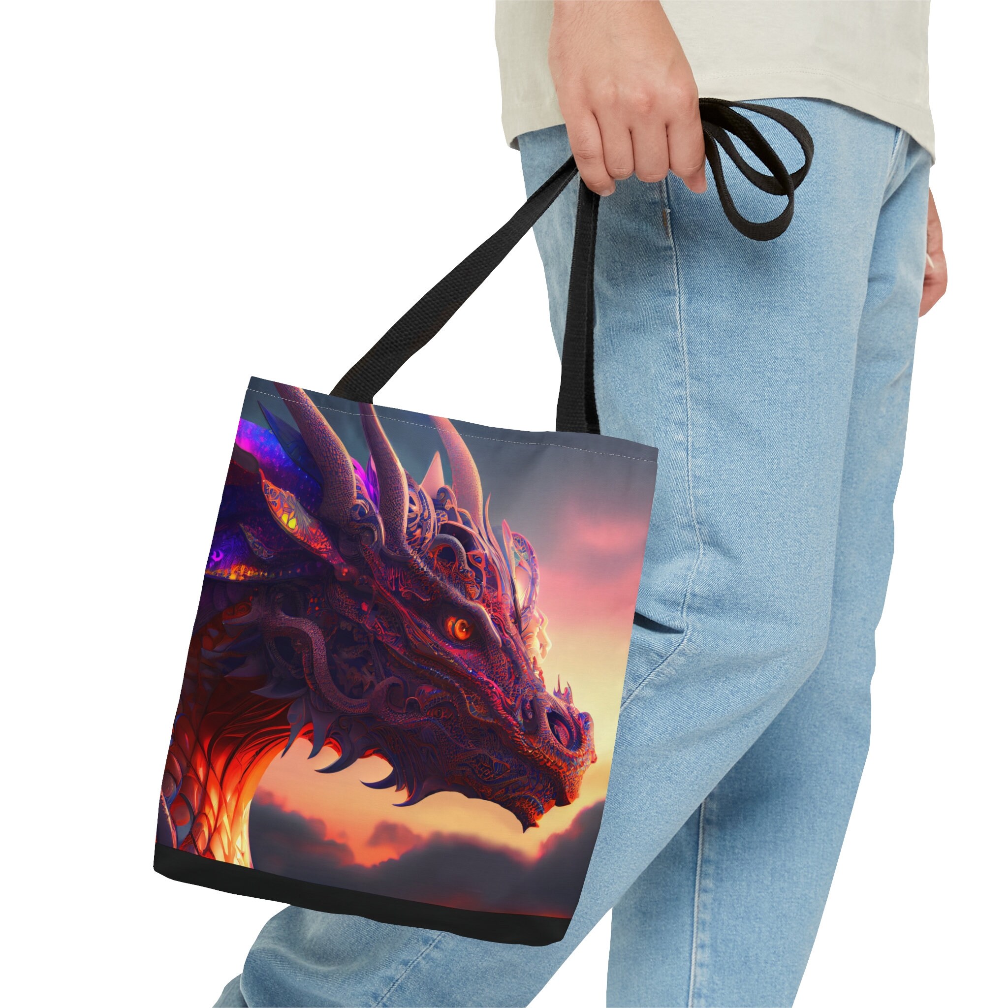 Tote Bag Red Dragon Board Game Tote RPG Accessory Bag Dnd - Etsy