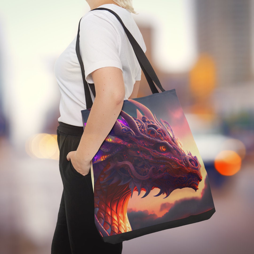 Tote Bag Red Dragon Board Game Tote RPG Accessory Bag Dnd - Etsy
