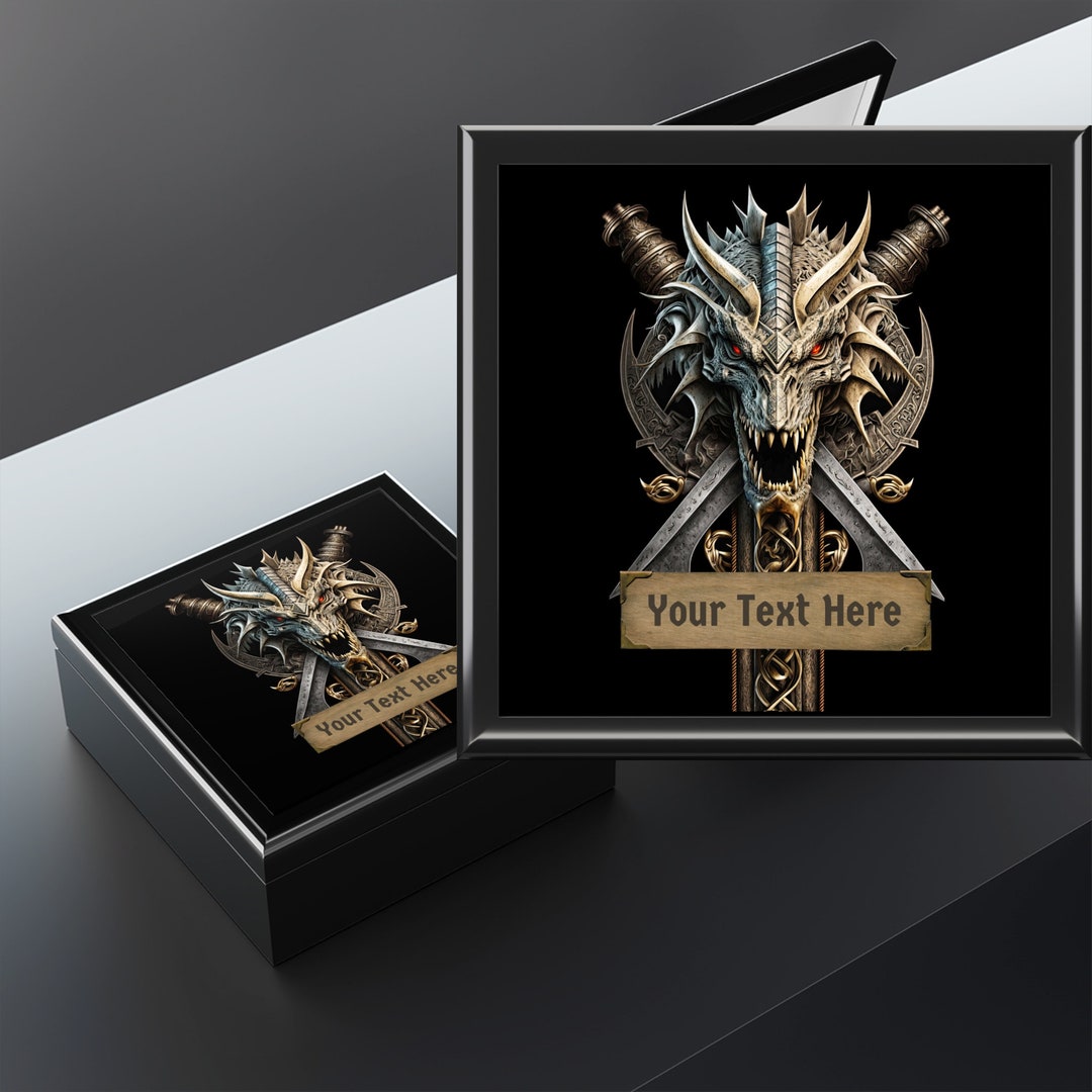 Custom Dice Box, Personalized Padded Dnd Box for RPG Role Player ...