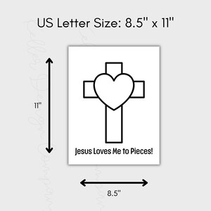 Sunday School Craft | Jesus Loves Me Craft | Nursery School Activity ...