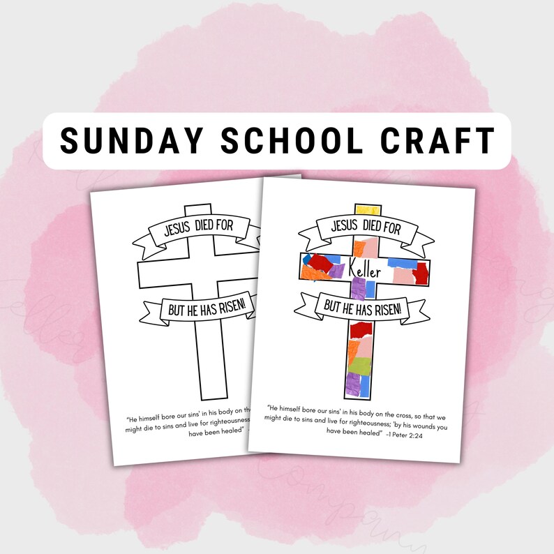 Sunday School Craft | Easter Craft | Nursery School Activity ...