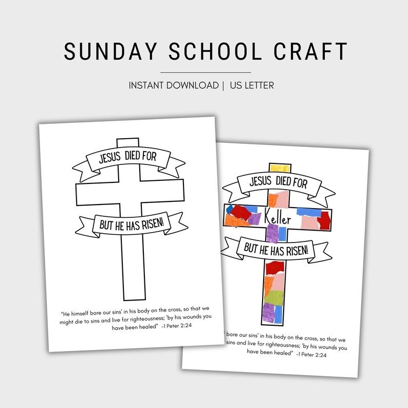 Sunday School Craft | Easter Craft | Nursery School Activity ...