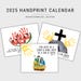 2025 Handprint Calendar PDF Download | Handprint Crafts | Gift for ...