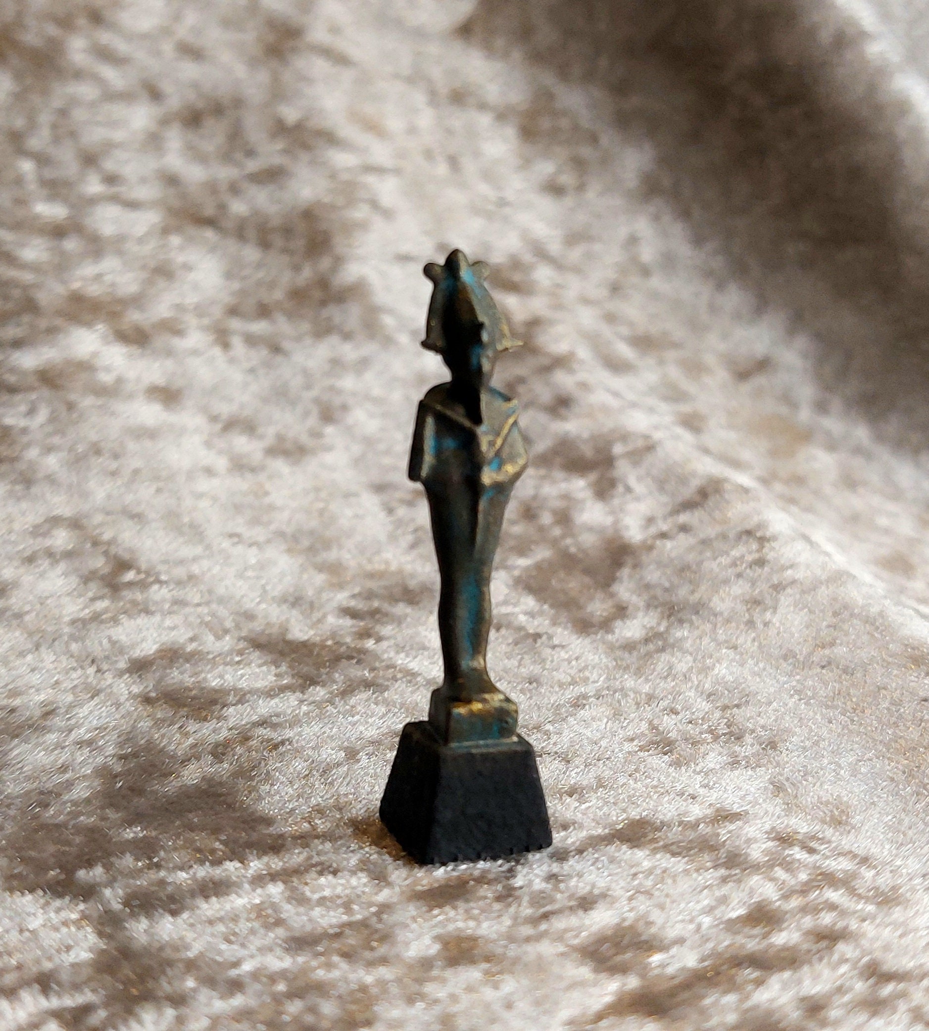 Miniature Egyptian Statues | Apis Bull | Isis | Osiris - Etsy