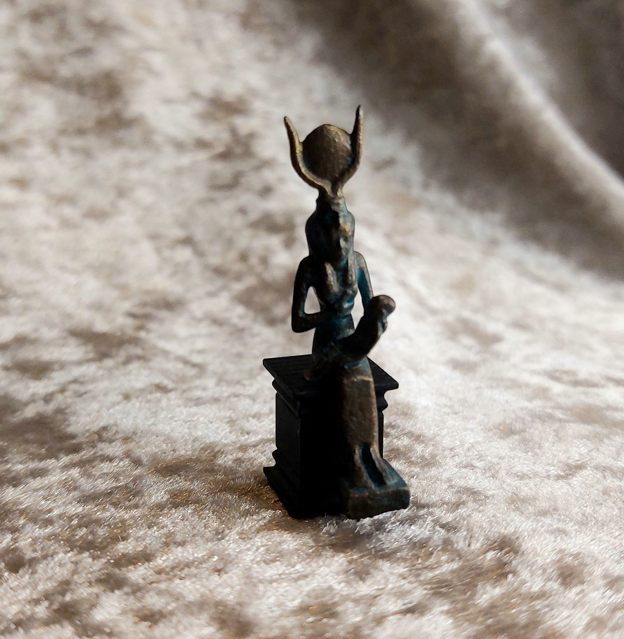 Miniature Egyptian Statues | Apis Bull | Isis | Osiris - Etsy