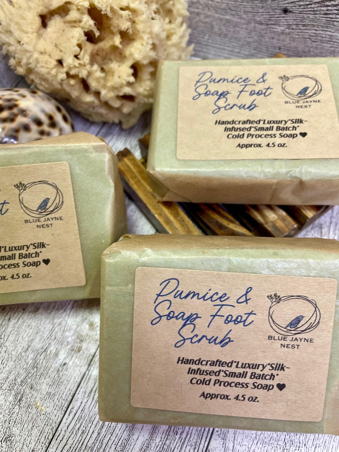 Pumice Soap Foot Scrub, Exfoliating Foot Soap, Spa Foot Soap, Goat's ...