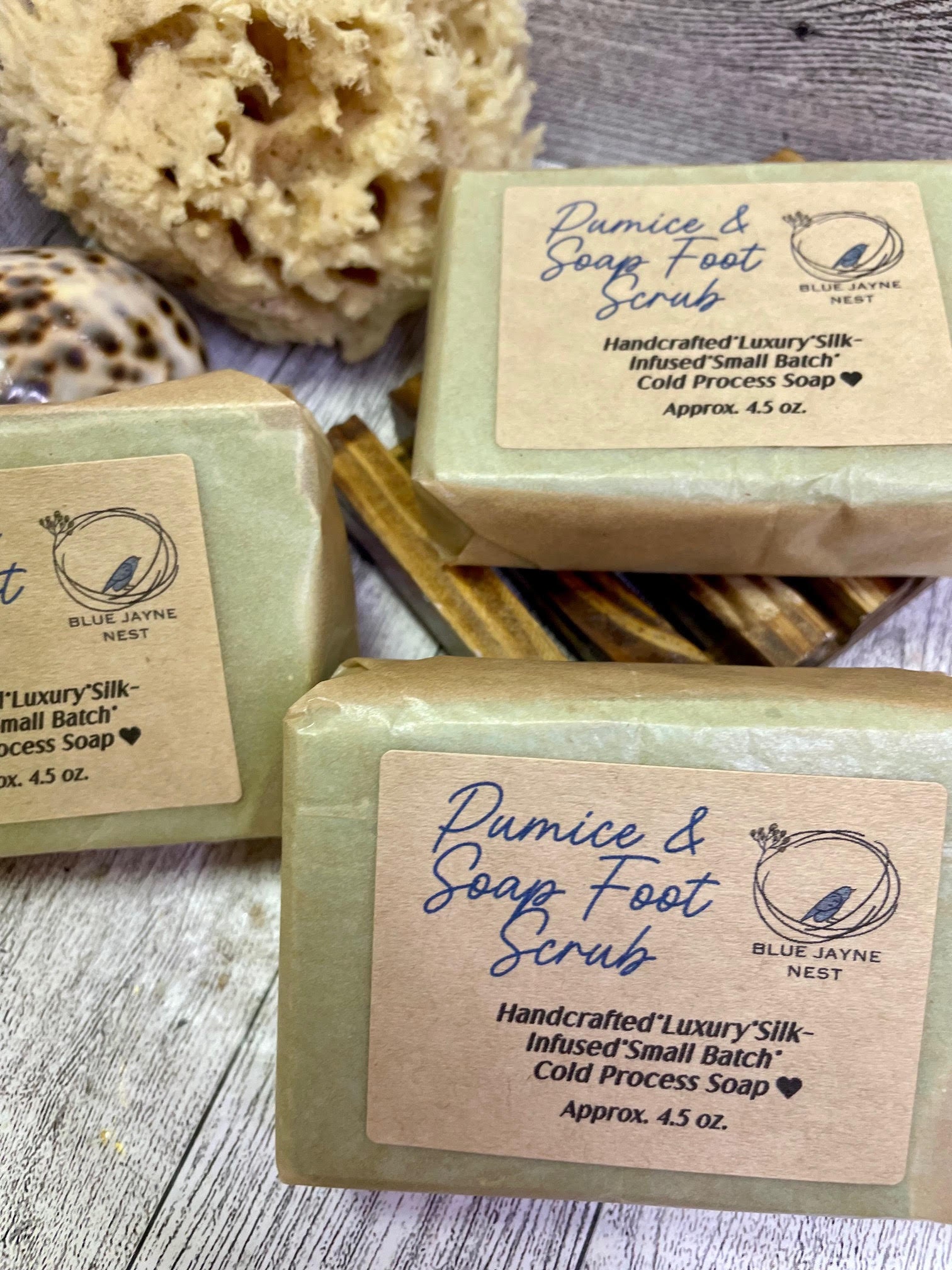 Pumice Soap Foot Scrub, Exfoliating Foot Soap, Spa Foot Soap, Goat's ...