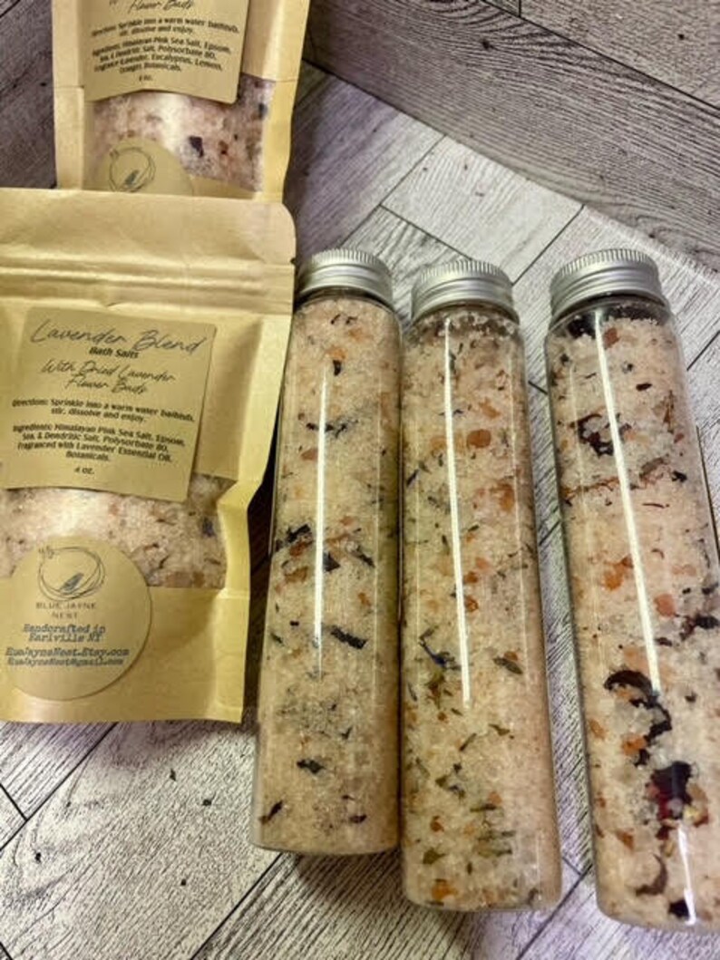 Himalayan Dead Sea Salt Bath Salts, Scented Epsom Salts, Scented With ...