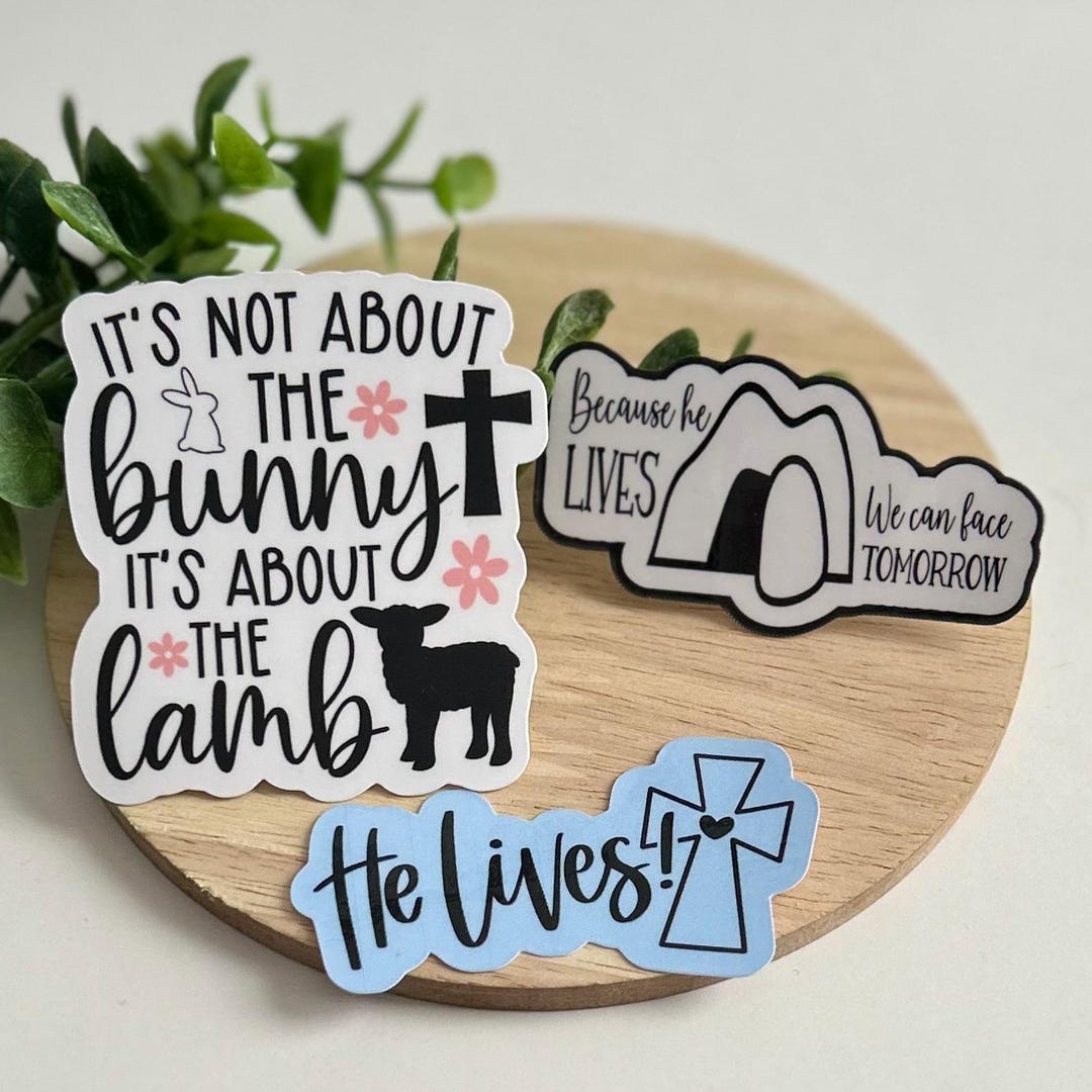Easter Stickers, Christian, Resurrection, Waterproof Stickers, * Kindle ...