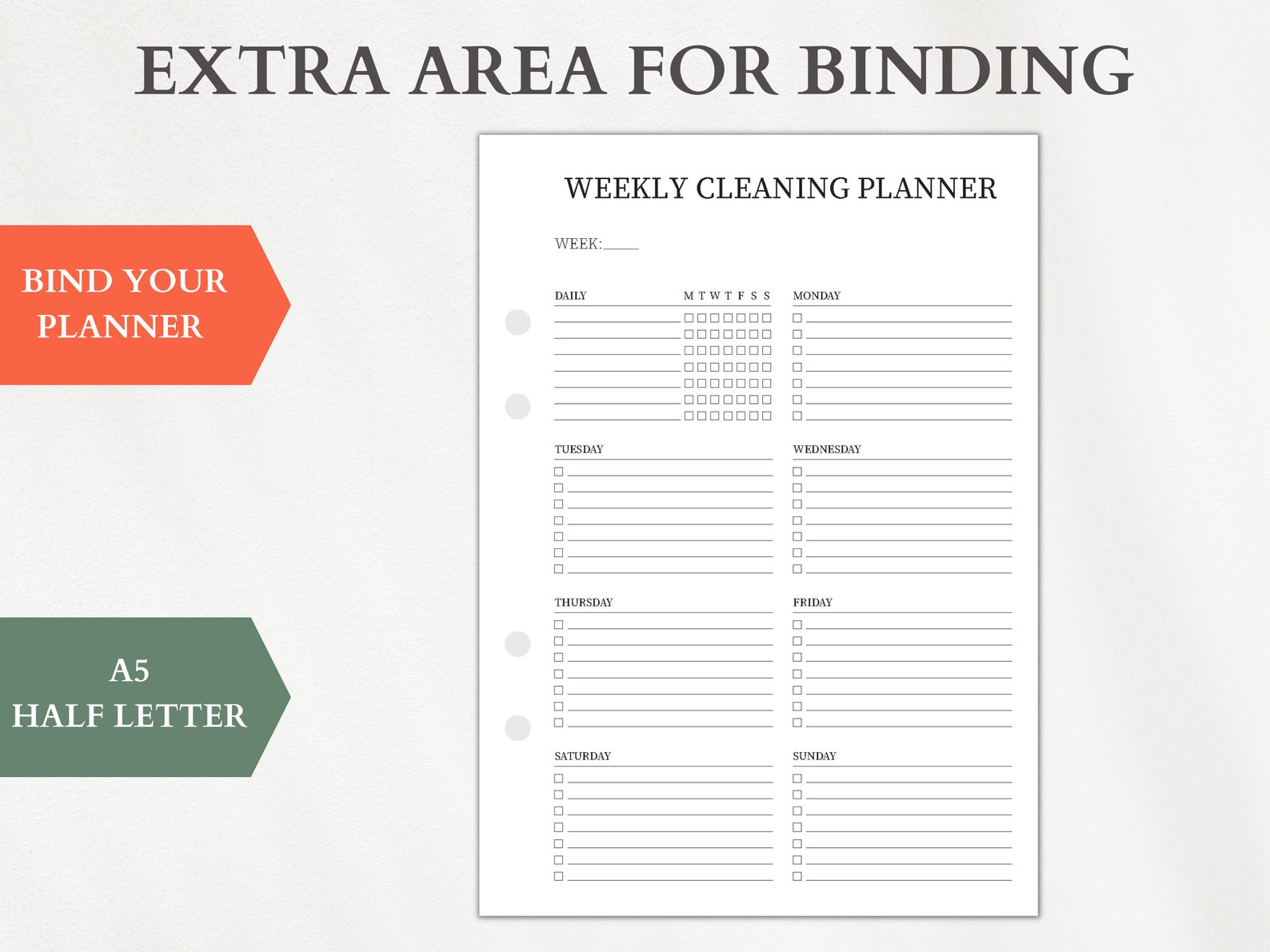 Editable Weekly Cleaning Checklist, Weekly Cleaning Schedule, Printable ...