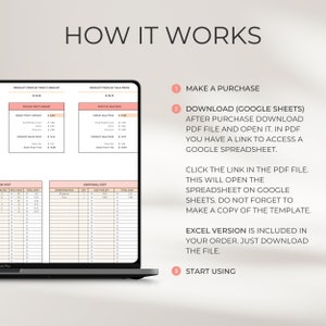 Sublimation Pricing Calculator Spreadsheet for Small Business, Handmade ...