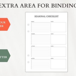 Editable Seasonal Checklist, Plant Care Diary, Digital Gardening ...