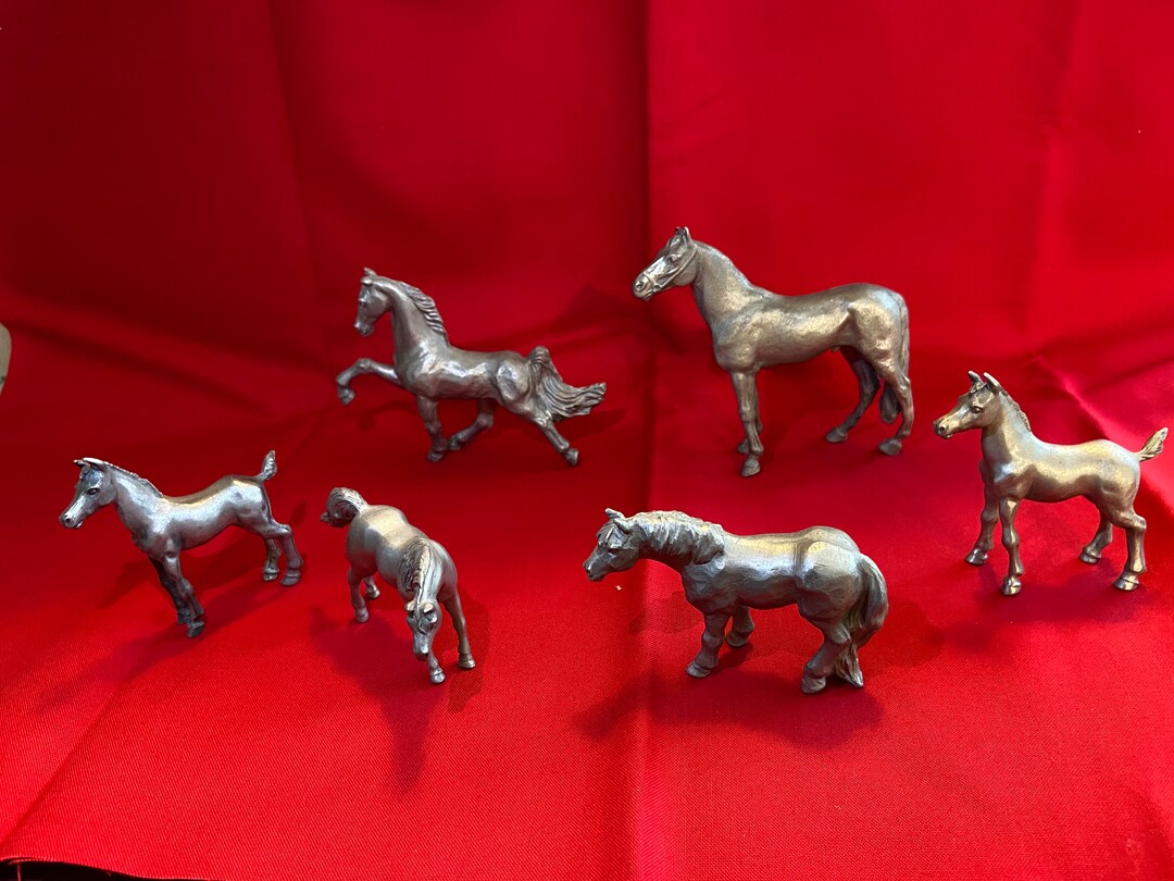 Rawcliffe Pewter Horses - Etsy