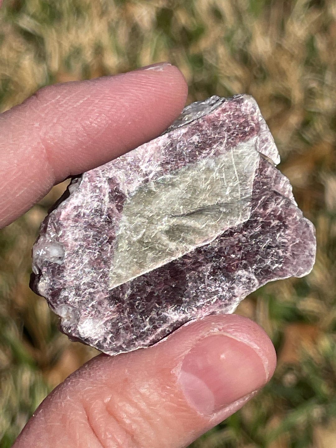 Flashy Lepidolite Mica With Muscovite Window - Etsy