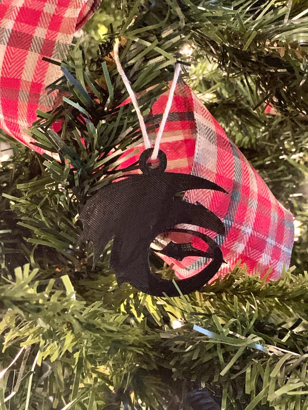 How to Train Your Dragon Night Fury Crest Christmas Tree Ornament - Etsy