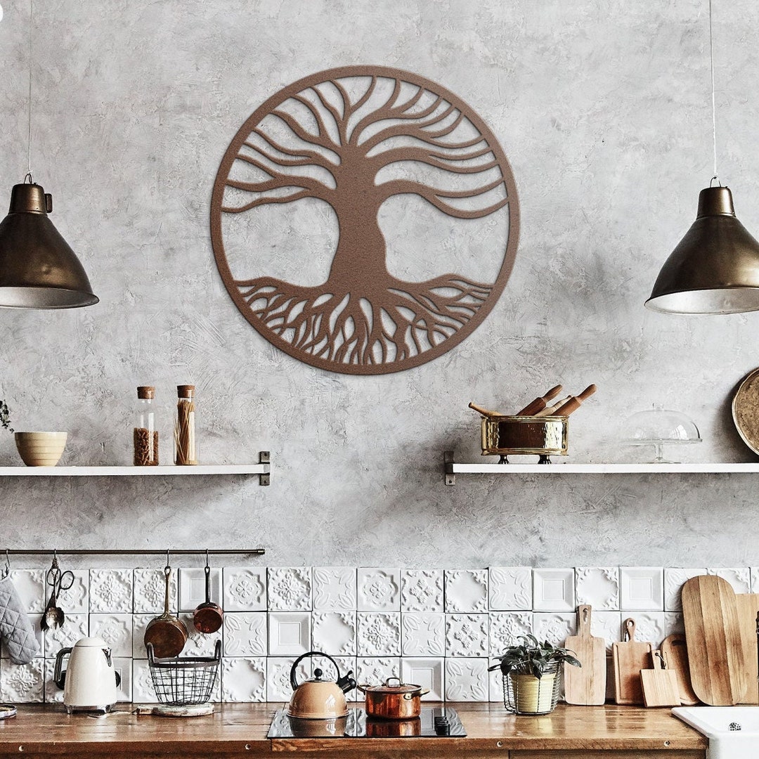 Metal Tree of Life Wall Art, Tree of Life Wall Decor, Wall Hanging ...