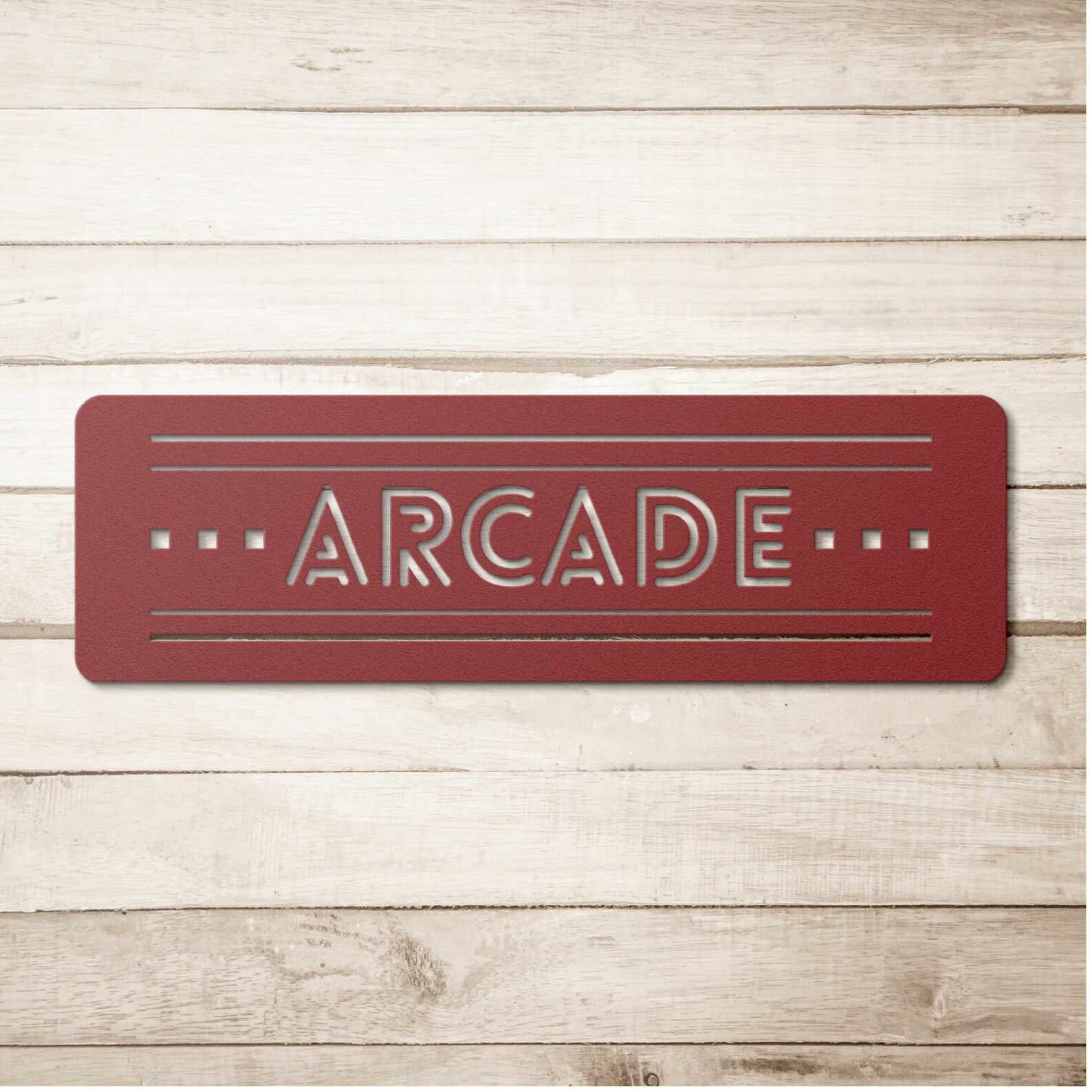 Arcade Sign, Metal Arcade Sign, Game Sign, Man Cave Decor, Game Room ...