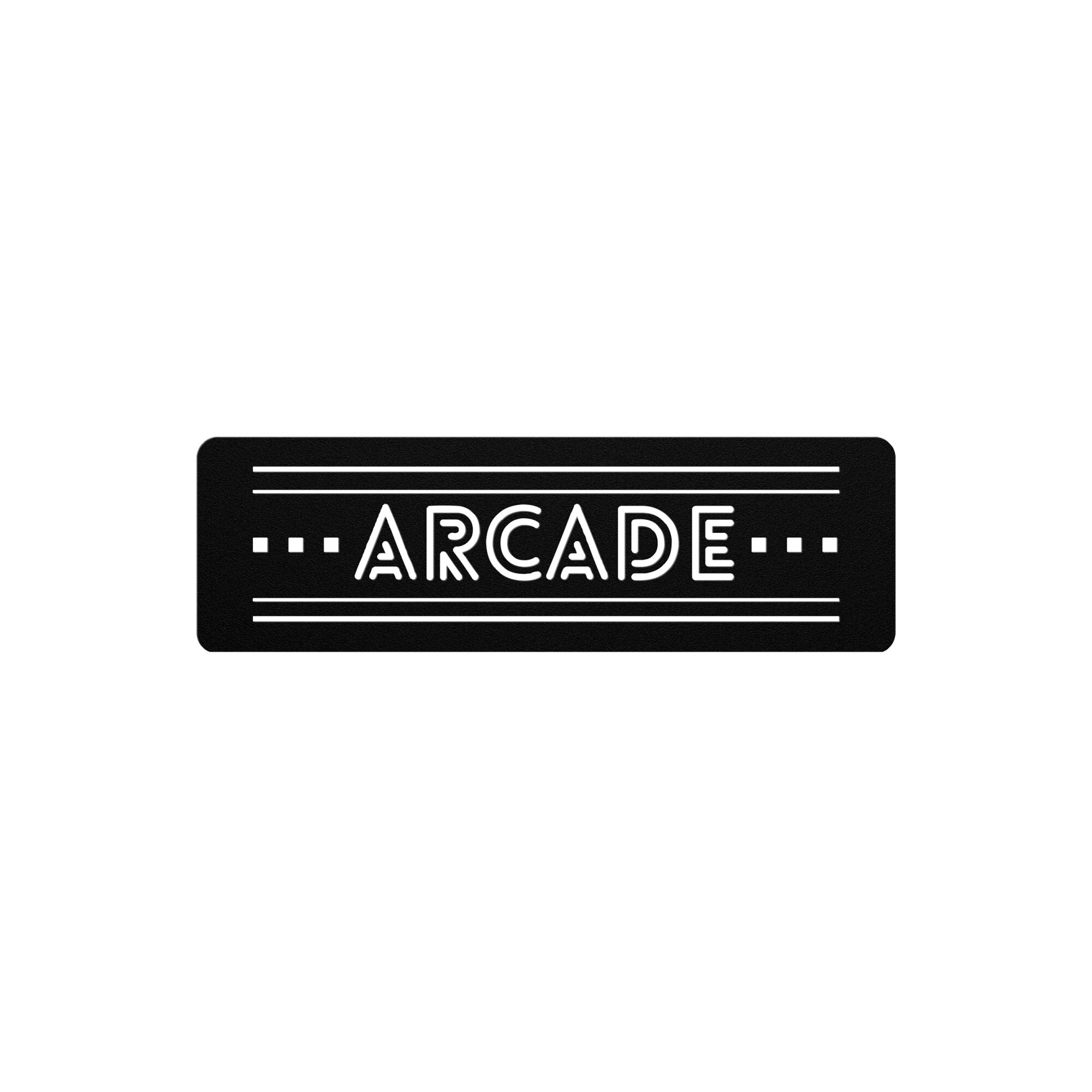 Arcade Sign, Metal Arcade Sign, Game Sign, Man Cave Decor, Game Room ...