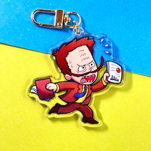 Jail Fellas Inspired Acrylic Glitter Epoxy Charms 2.5" the Warden ...